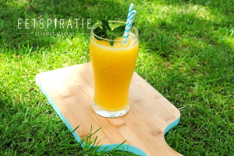Eetspiratie | Mango ice tea slushy