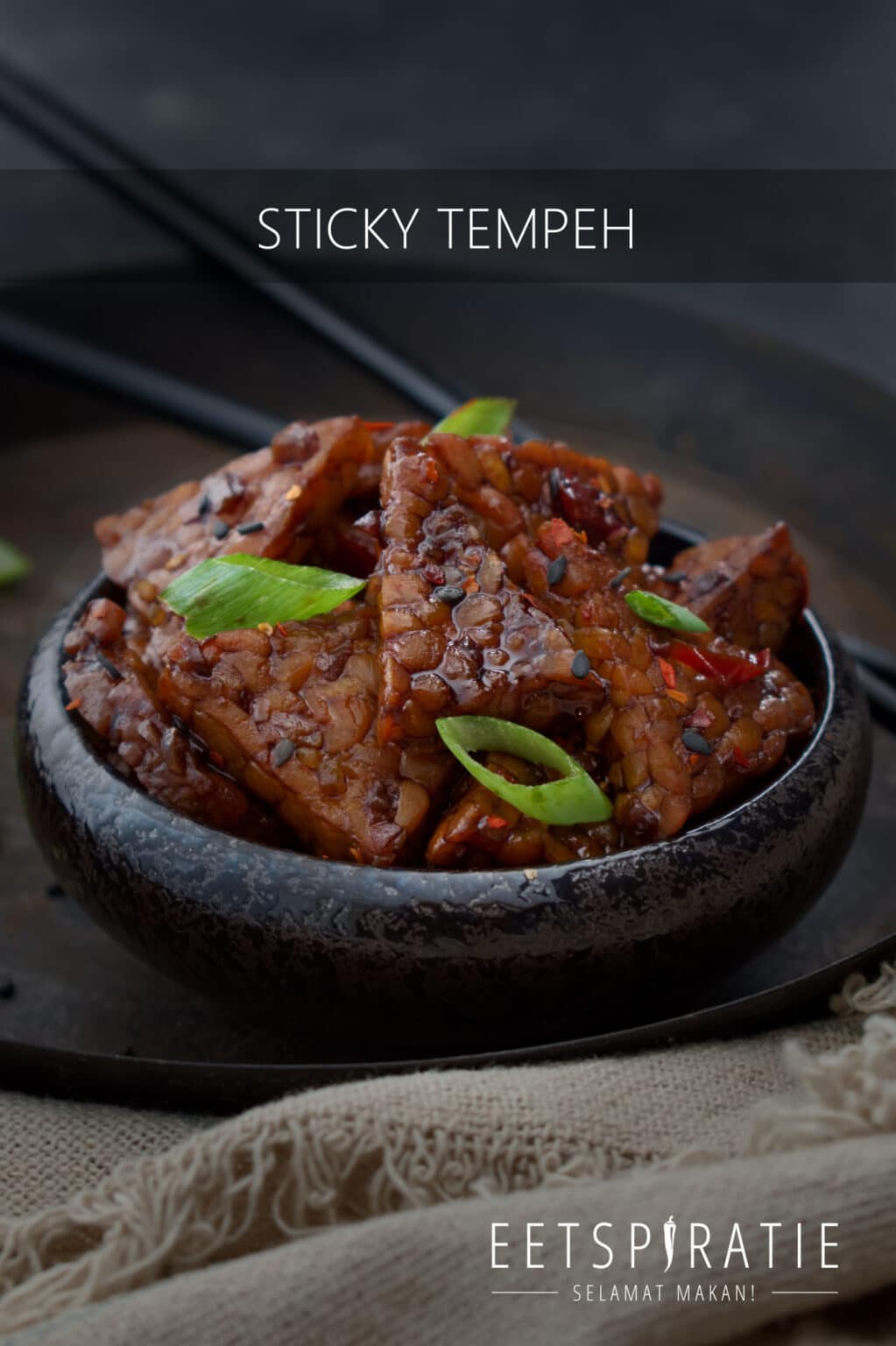 Tempeh recept (sticky tempeh) - Eetspiratie